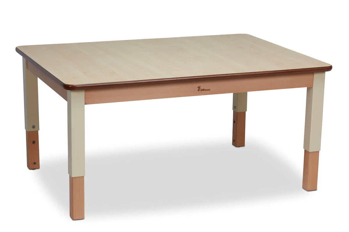Millhouse Small Rectangular Table - Height Adjustable