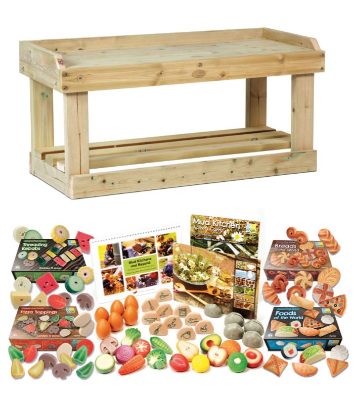 Millhouse Busy Bench with Outdoor Maths Kit