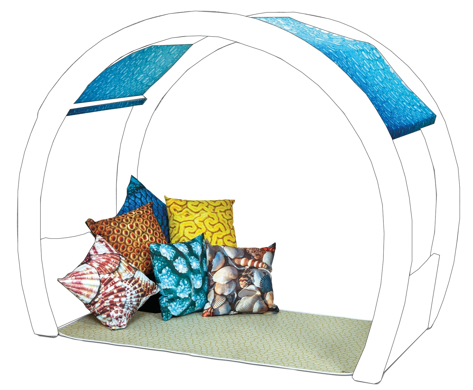 Millhouse Large Cosy Cove - Under the Sea – Springboard Supplies