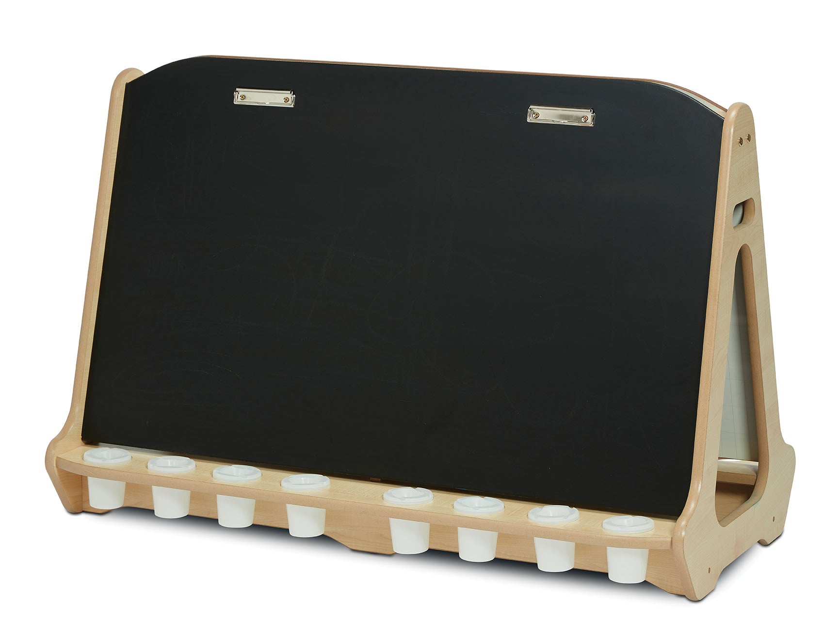 Millhouse Double-sided 4 Station Chalk/Whiteboard Easel