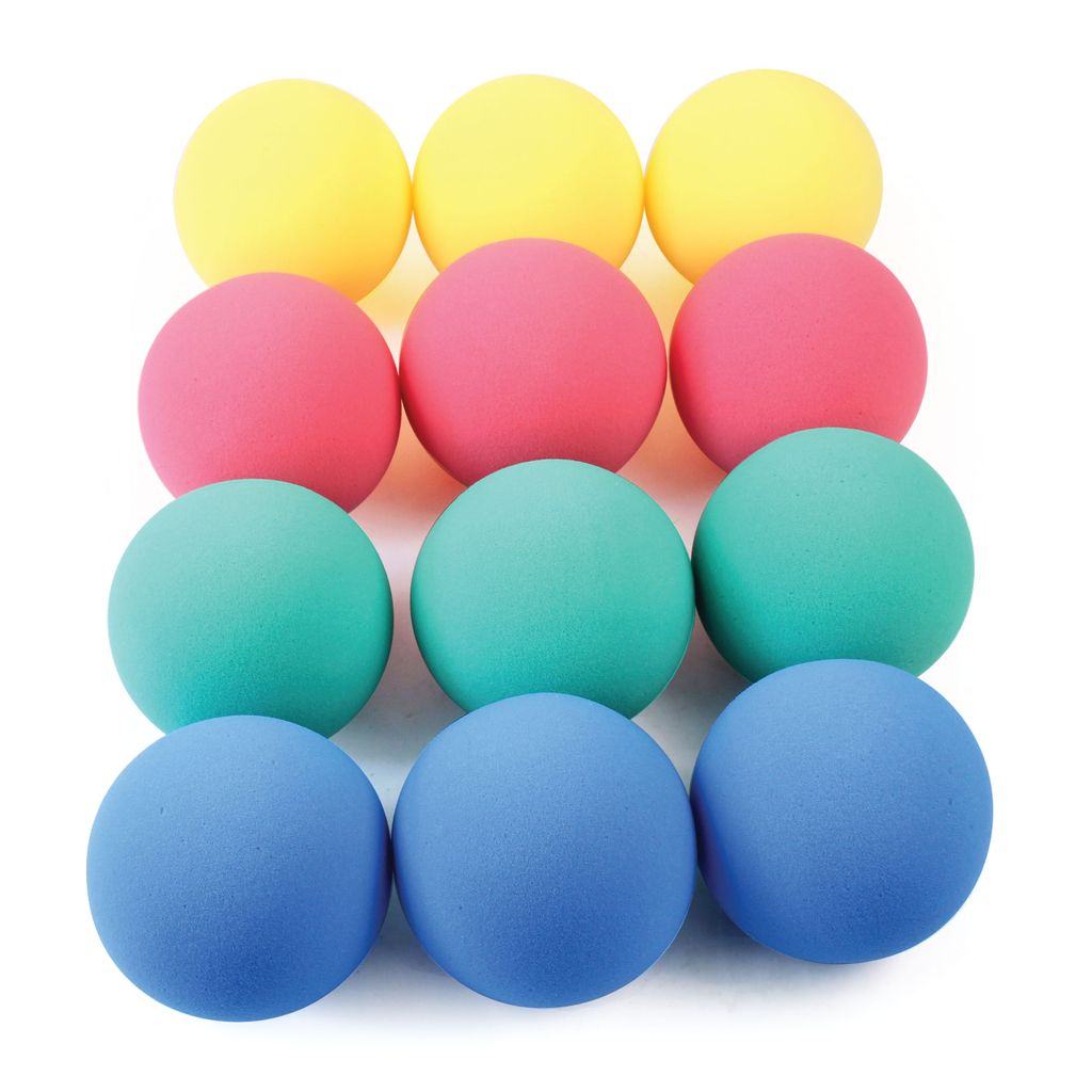 Cut Foam Soft Sponge Ball Low Bounce (30kg/m3), 200mm pk 12