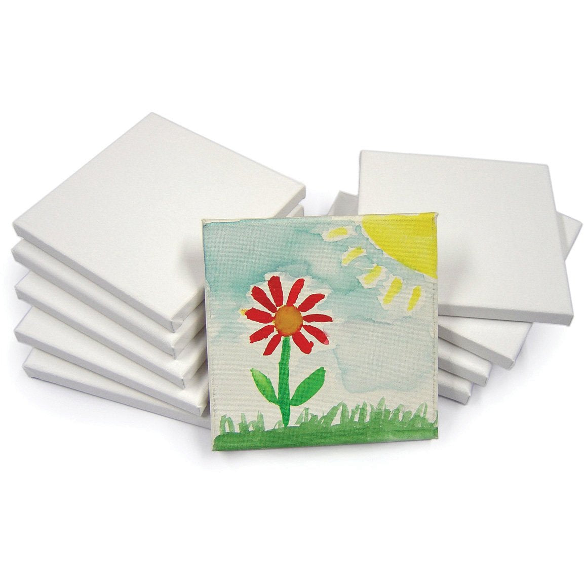 Stretched Canvas 15x15cm pk 10