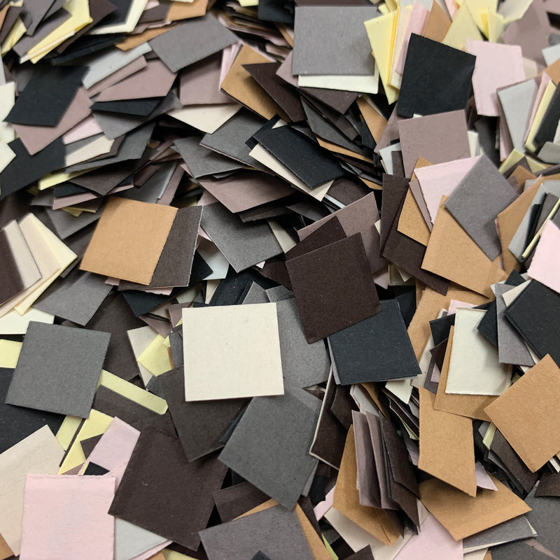 Neutral Mosaic Paper Squares pk 10,000 – Springboard Supplies