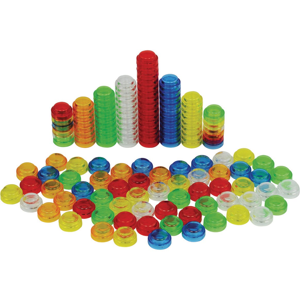Translucent Stackable Counters pk 500