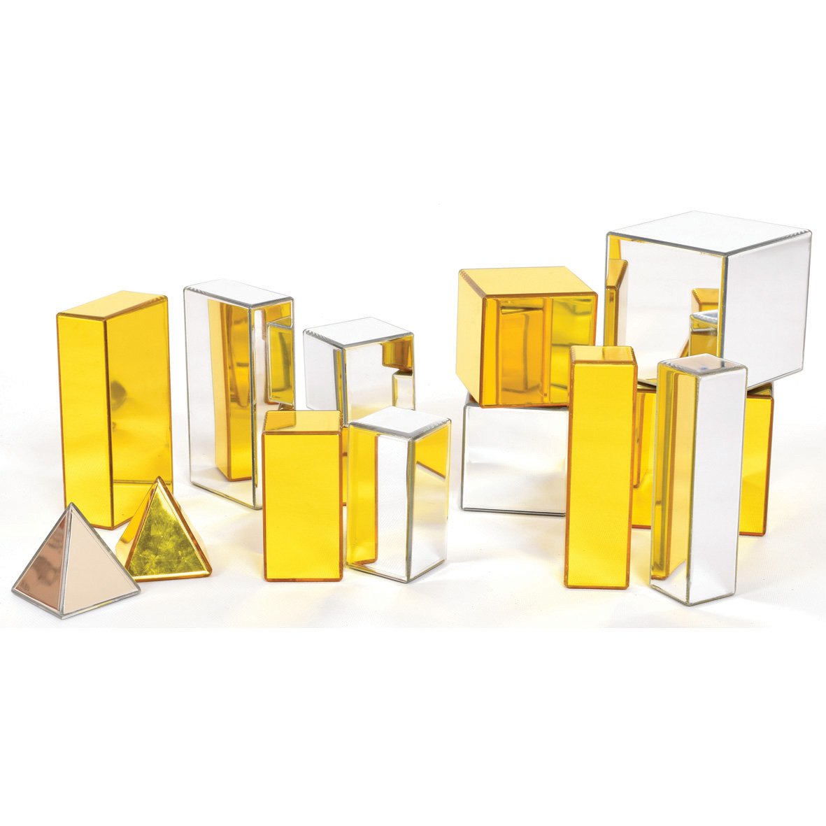Metallic Construction Blocks pk 14