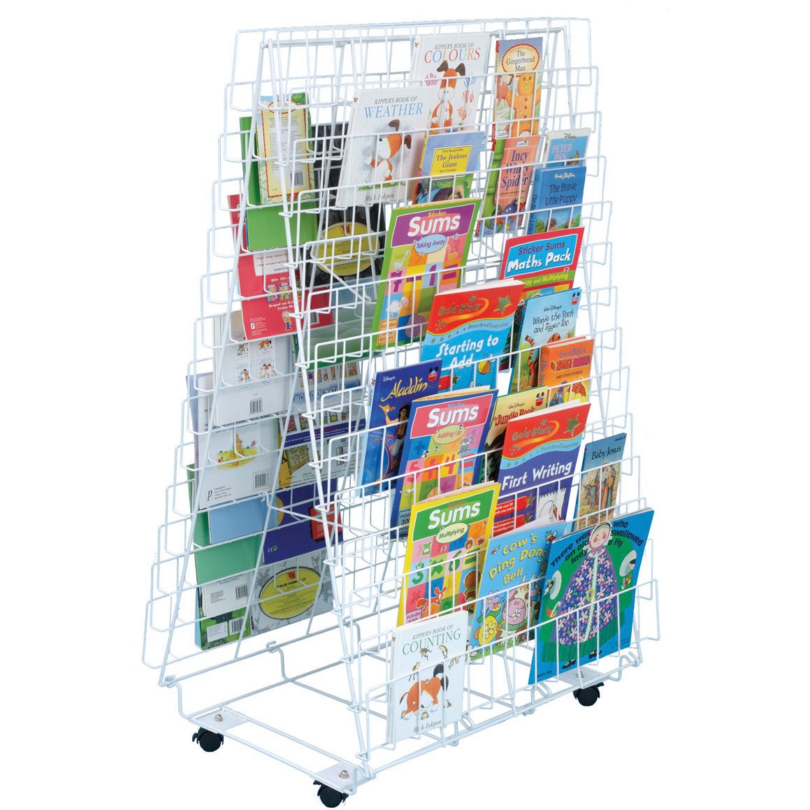 Double-Sided Mobile Book Stand