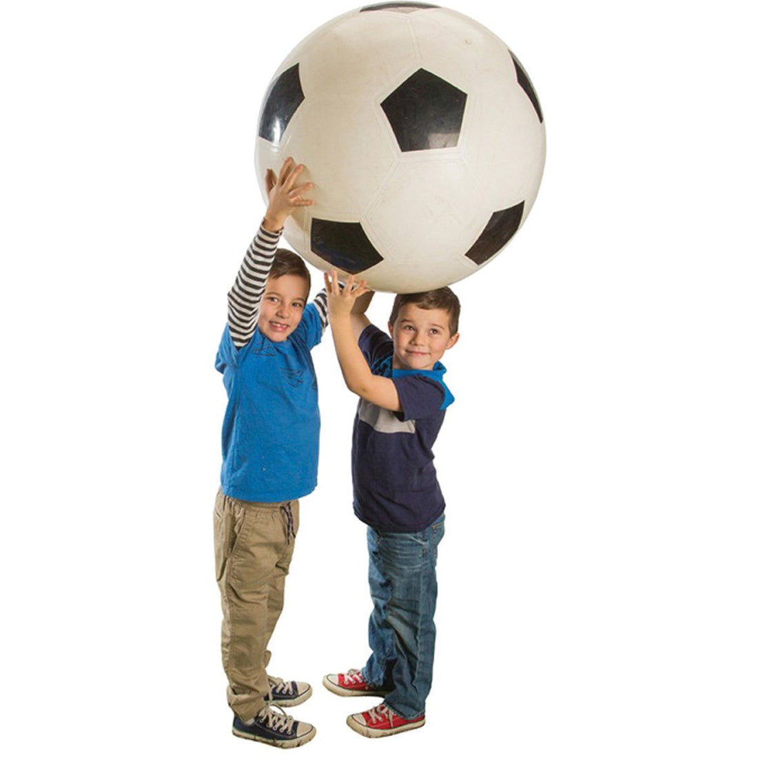 Inflatable footballs bulk store