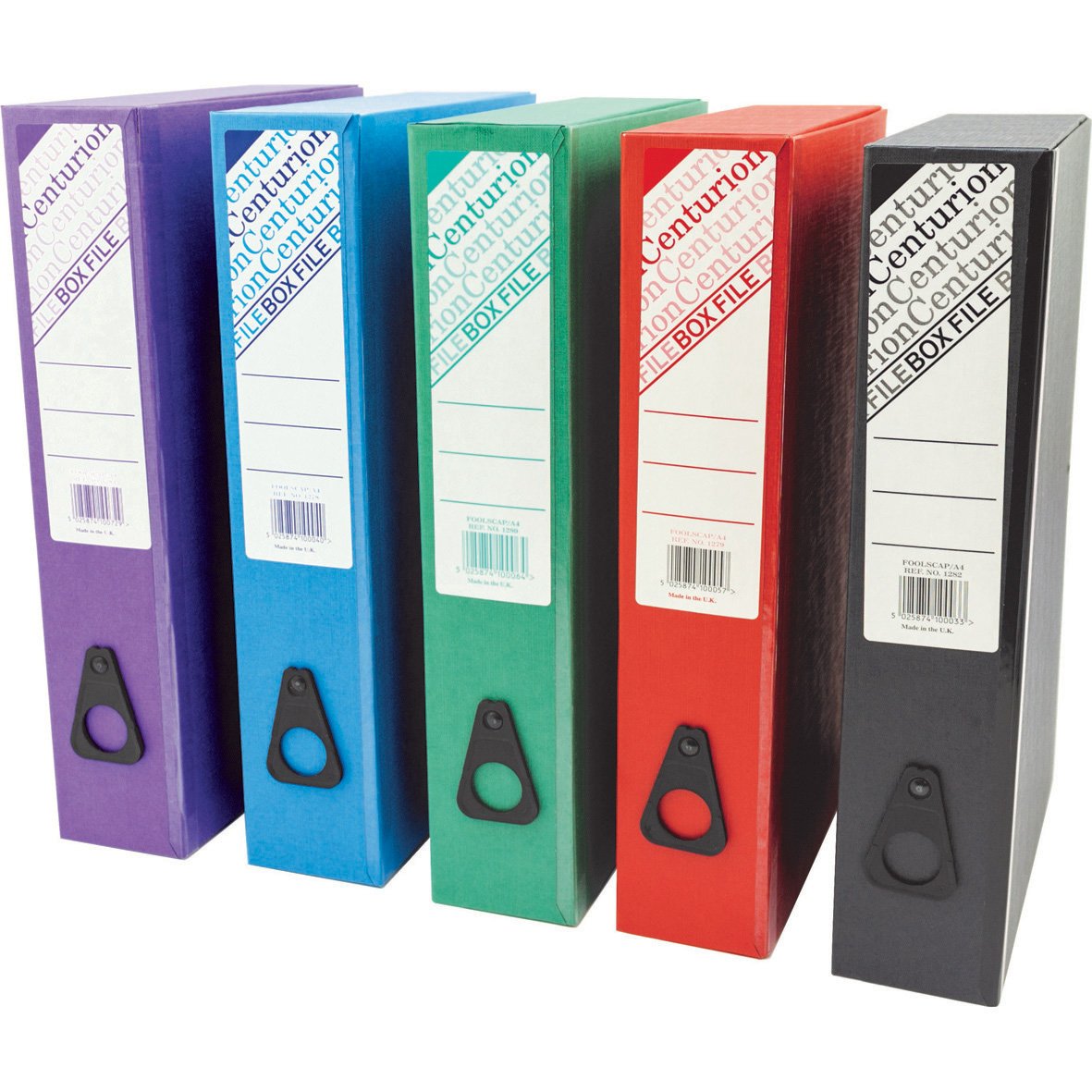 Box Files (Assorted) pk 10